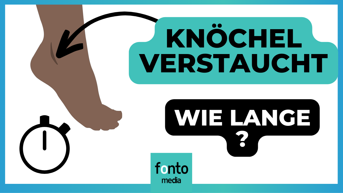 Knöchel verstaucht: Wie lange dauert die Heilung (+ Tipps)